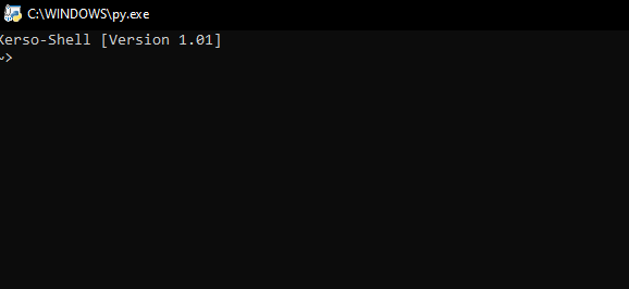 GitHub - Xer-so/Xerso-Shell: Xerso-Shell is a terminal to help with any tasks for a day-to-day ...