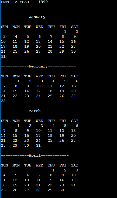 GitHub - Sathish120804/calendar: It is a monthly calendar
