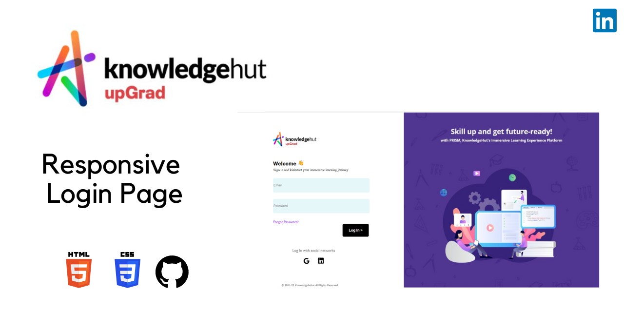 GitHub - Mamidi-Rajesh/Knowledgehut-login-page-clone