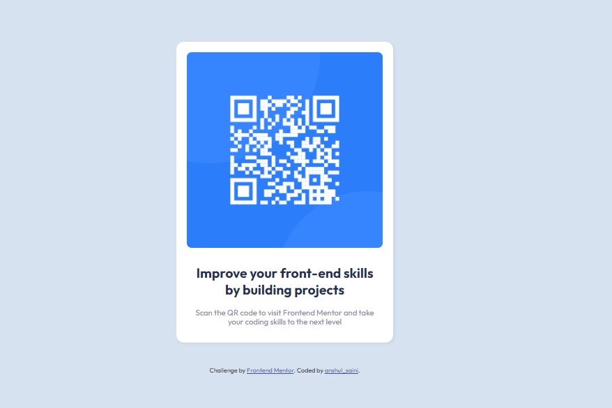 GitHub - kriShnanshu-saini/QR-card-component