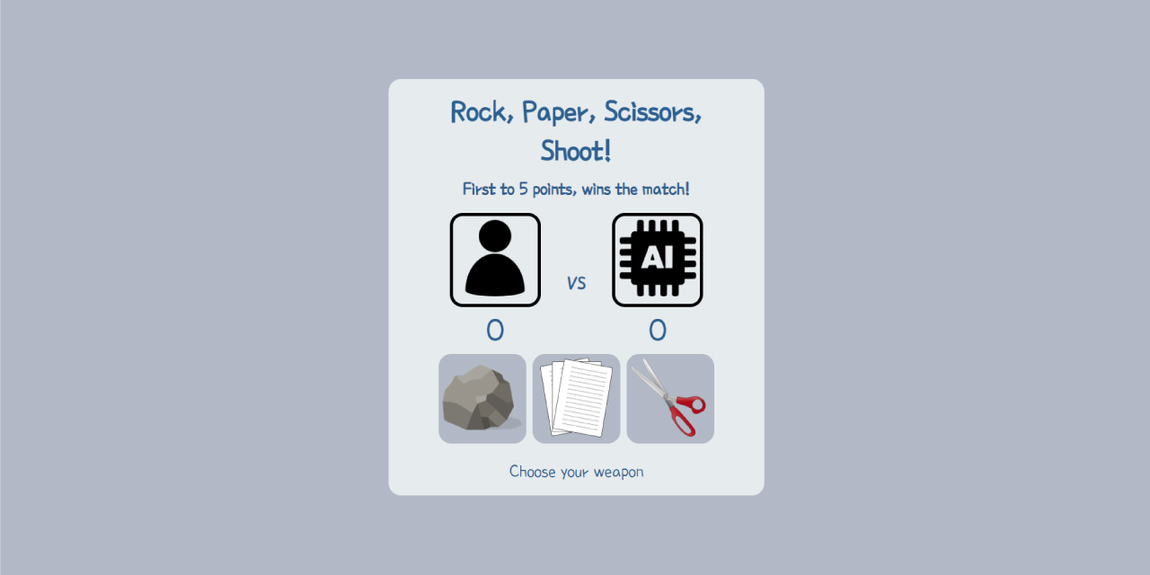 GitHub - thericardoac/rock-paper-scissors: The all-time classic game ...