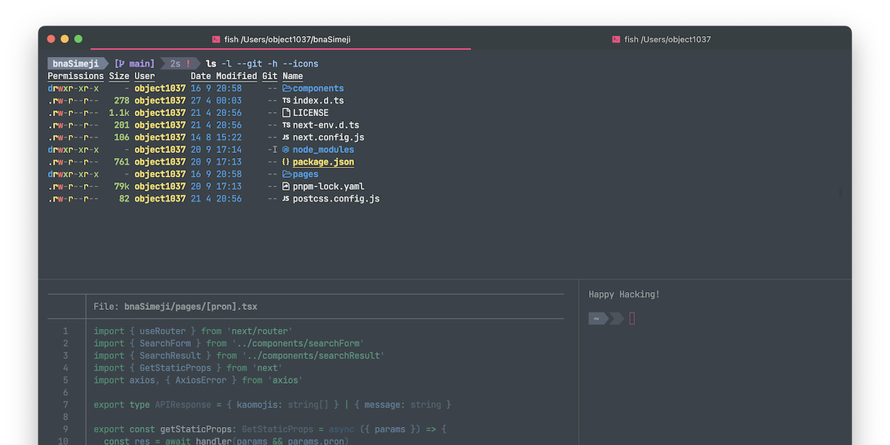 GitHub - object1037/dotfiles: My dotfiles, managed with chezmoi.