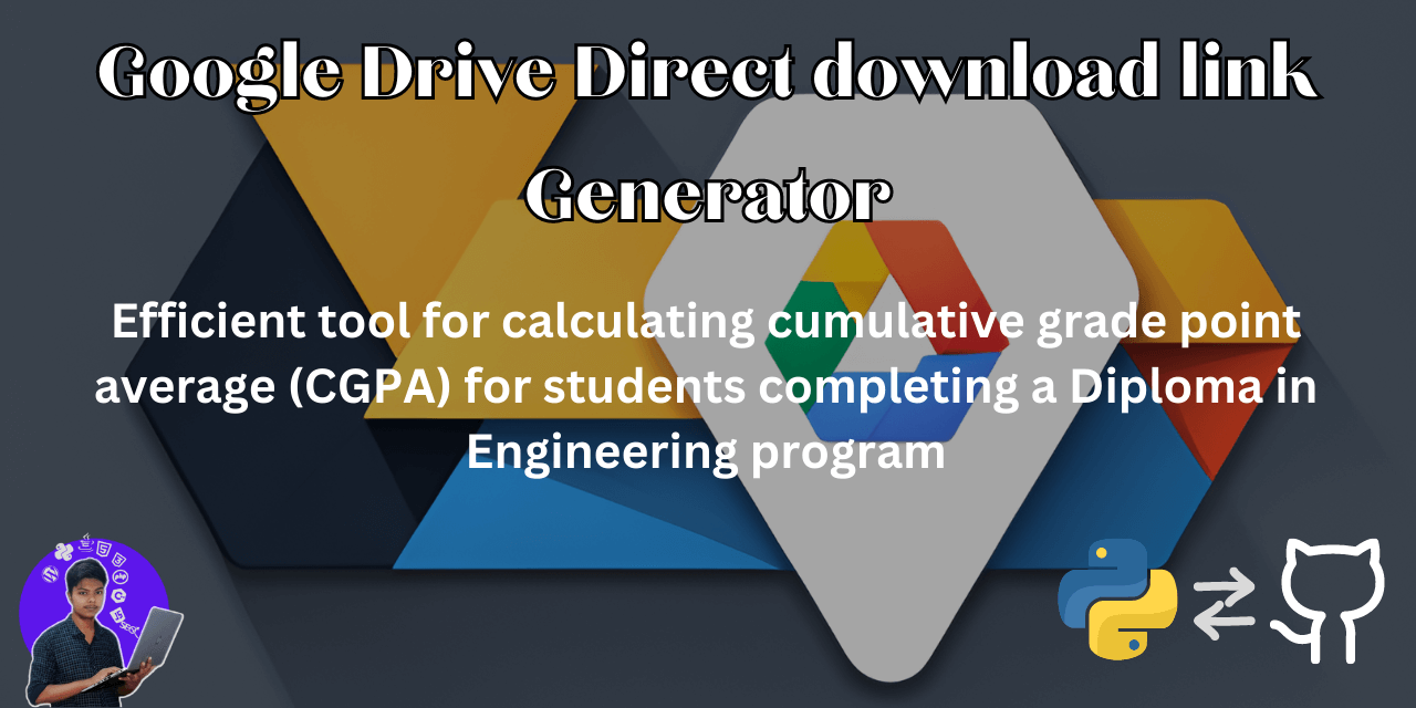 GitHub - devTarak/Google-Drive-Direct-download-link-Generator GitHub - devTarak/Google-Drive-Direct-download-link-Generator