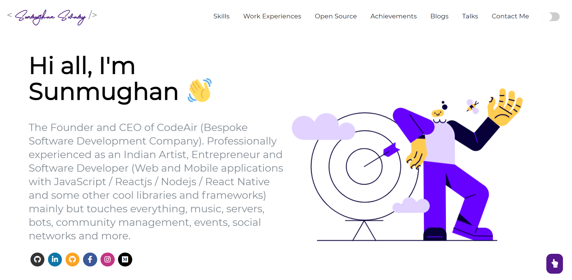 GitHub - sunmughan/portfolio: 🚀 My personal developer portfolio which ...
