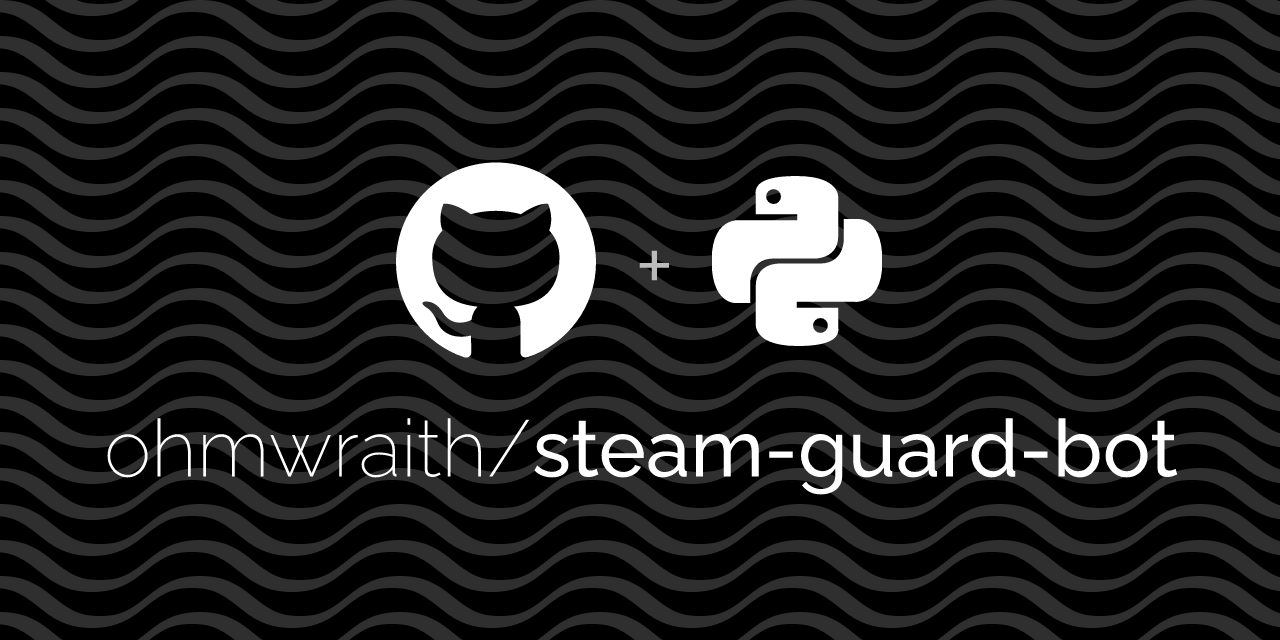 GitHub - ohmwraith/steam-guard-bot: ⚡Steam 2FA в твоем Telegram