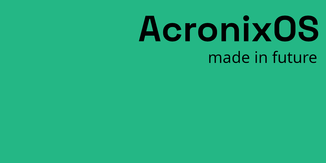 GitHub - AcronixOS-Inc/AcronixOS: Operating system software written on COSMOS (C# + .NET)