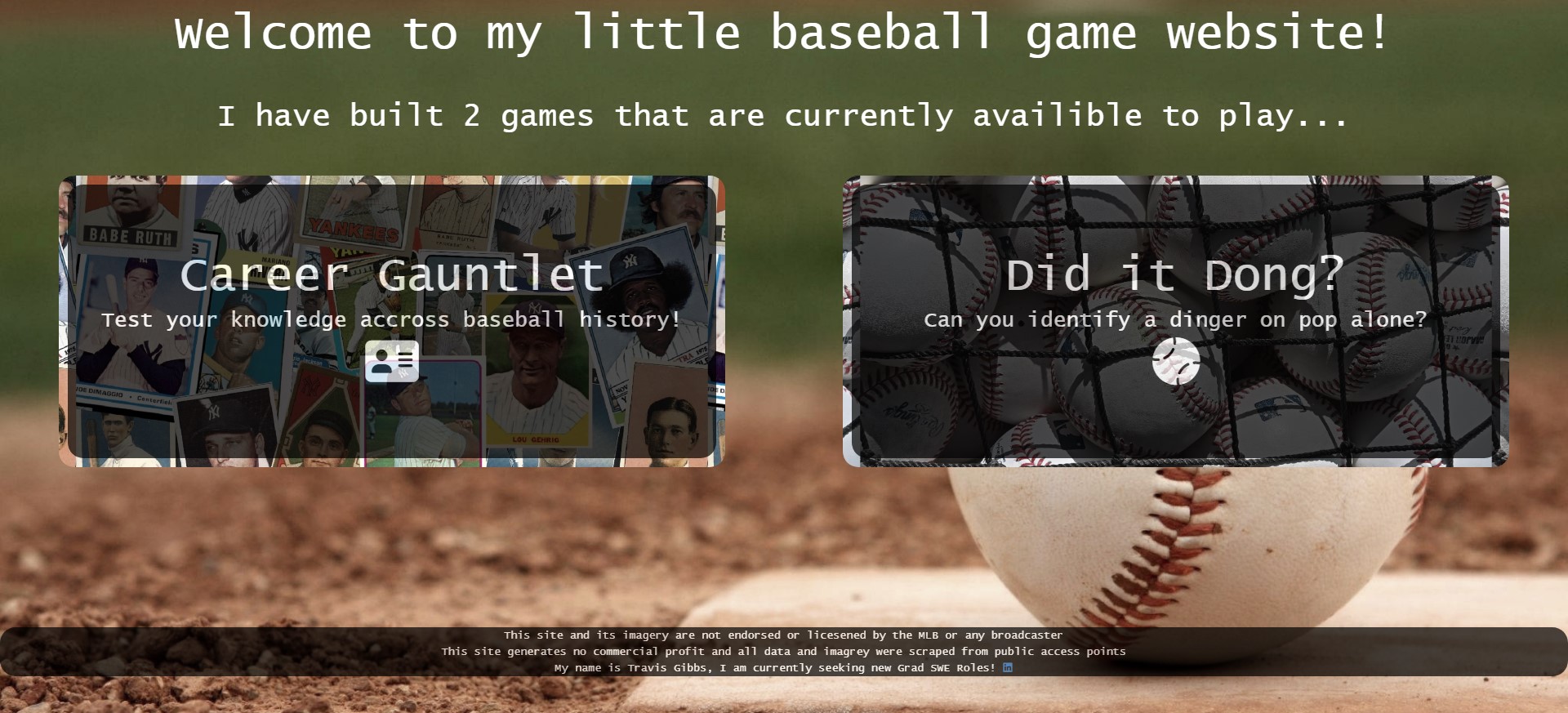 GitHub - TravisGibbs/MLB_OU: Baseball games website created with flask, BS4, and audio analysis!