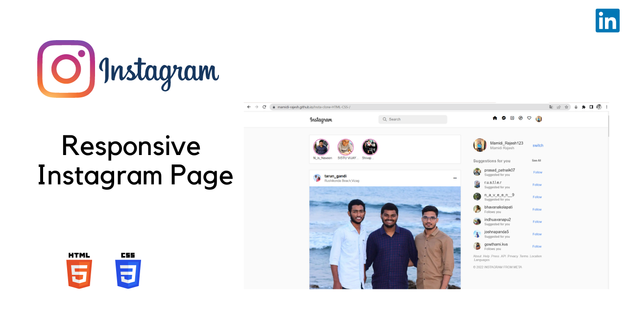 GitHub - Mamidi-Rajesh/Insta-clone-HTML-CSS-