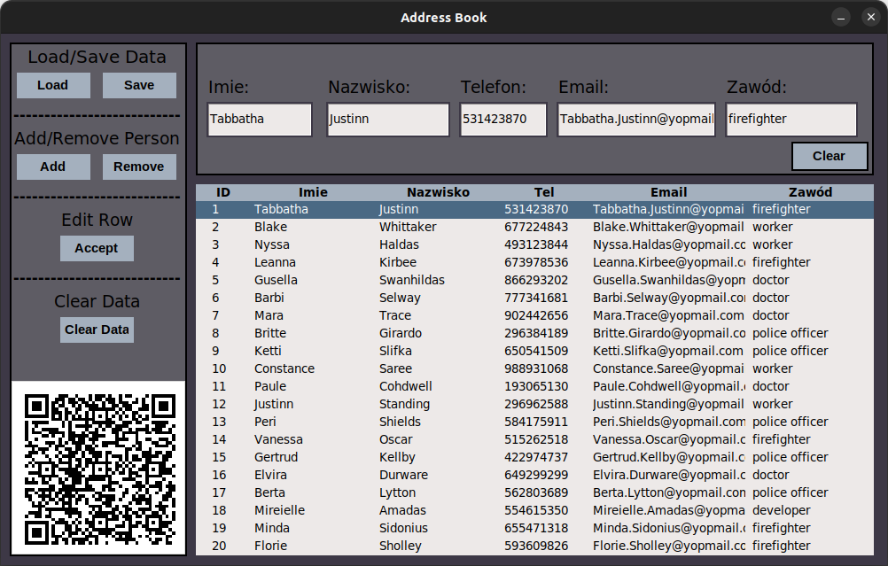 GitHub - YoungTytus/Address-Book