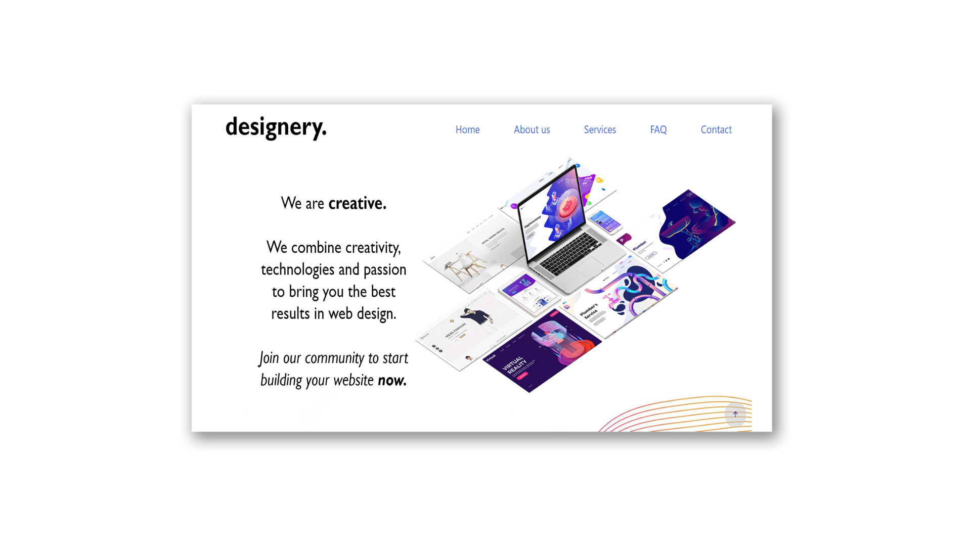 GitHub - gioannyrlr/Designery: Página web de tipo multi-sección