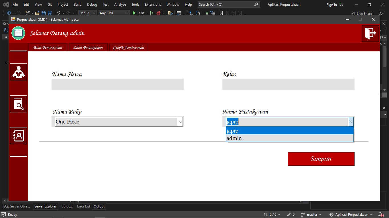 GitHub - brotherzhafif/Aplikasi-Perpustakaan: book lending app