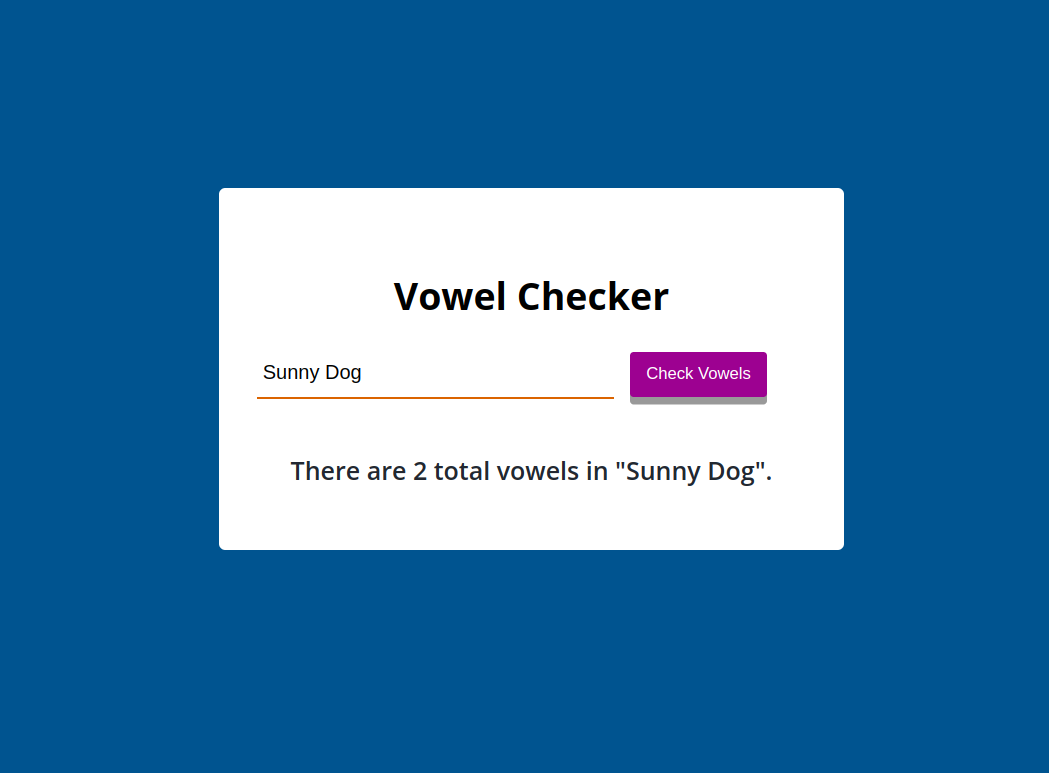 GitHub - alysarnau/vowel-checker
