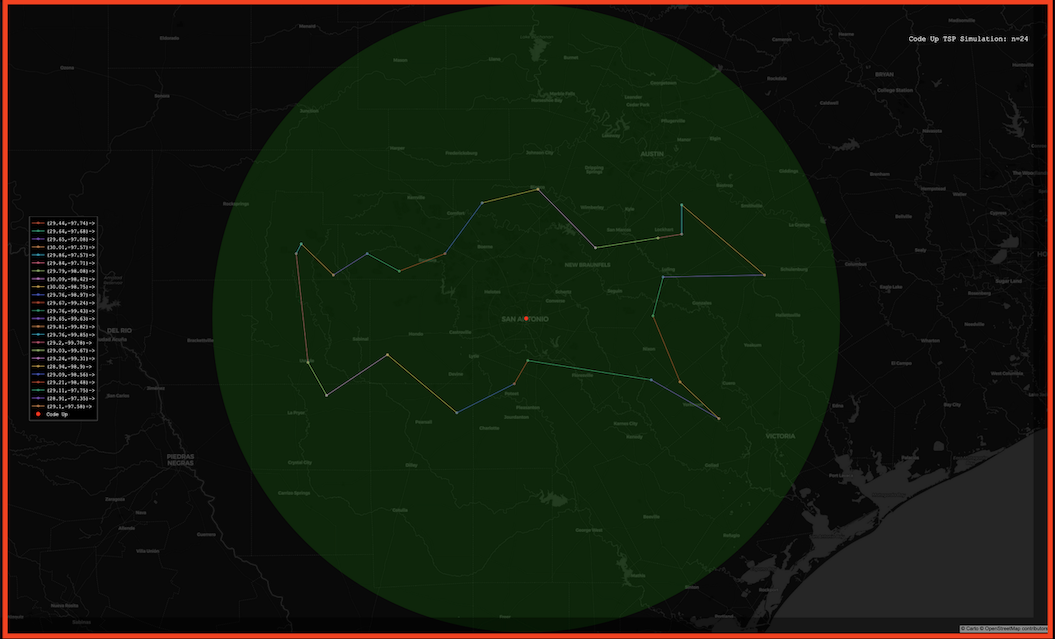 GitHub - mackenr/travelingsalesman_project: Traveling Salesman via genetic algorithm