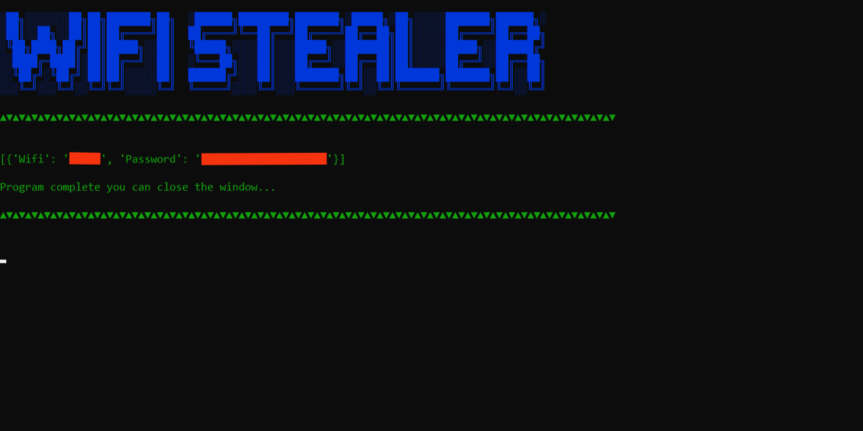 GitHub 0FFENS1VE R3AL Wifi stealer Wifi Stealer With This Program You Can See All Saved 