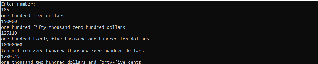 GitHub - HanaaGhasoub/NumberRepresentation: Convert currency numbers ...