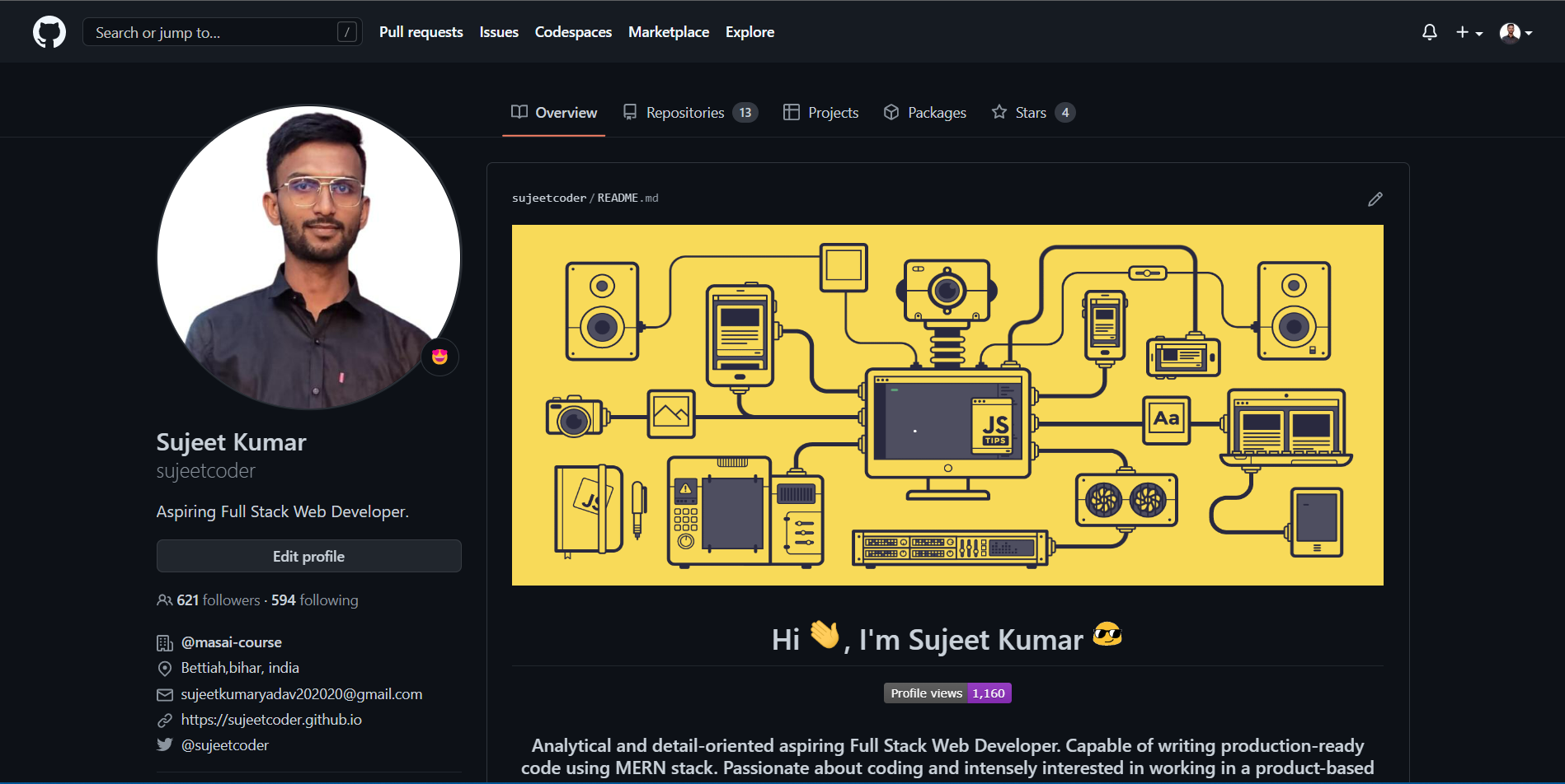GitHub - sujeetcoder/sujeetcoder: Config files for my GitHub profile.