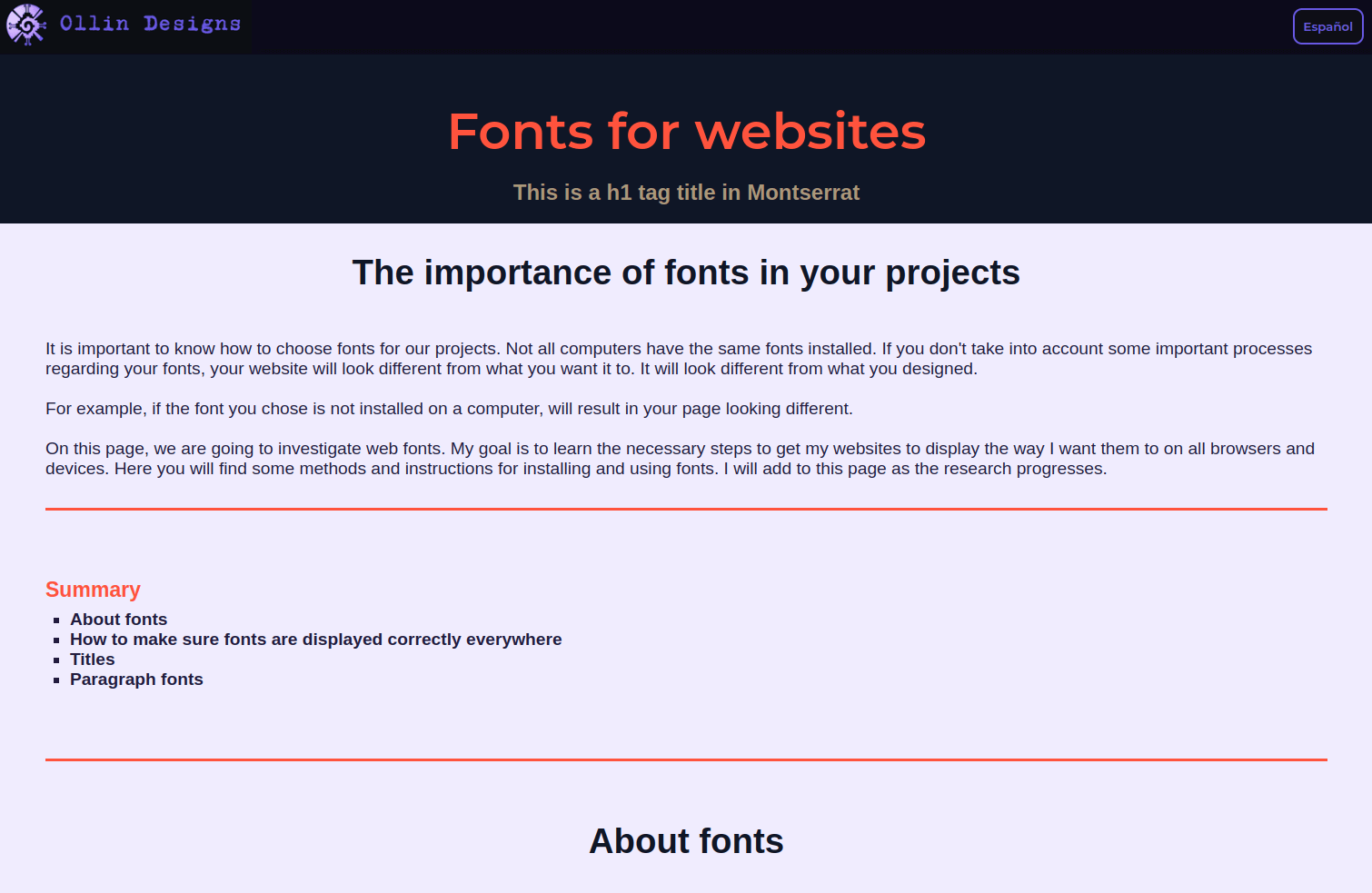 GitHub - OllinDesigns/Fonts-for-Websites: This page shows different ...