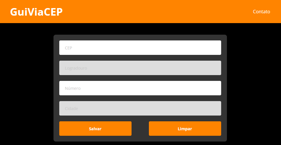 GitHub - guiosouza/Projeto-viaCEP: Projeto para treinar alguns conceitos de JS para front-end ...