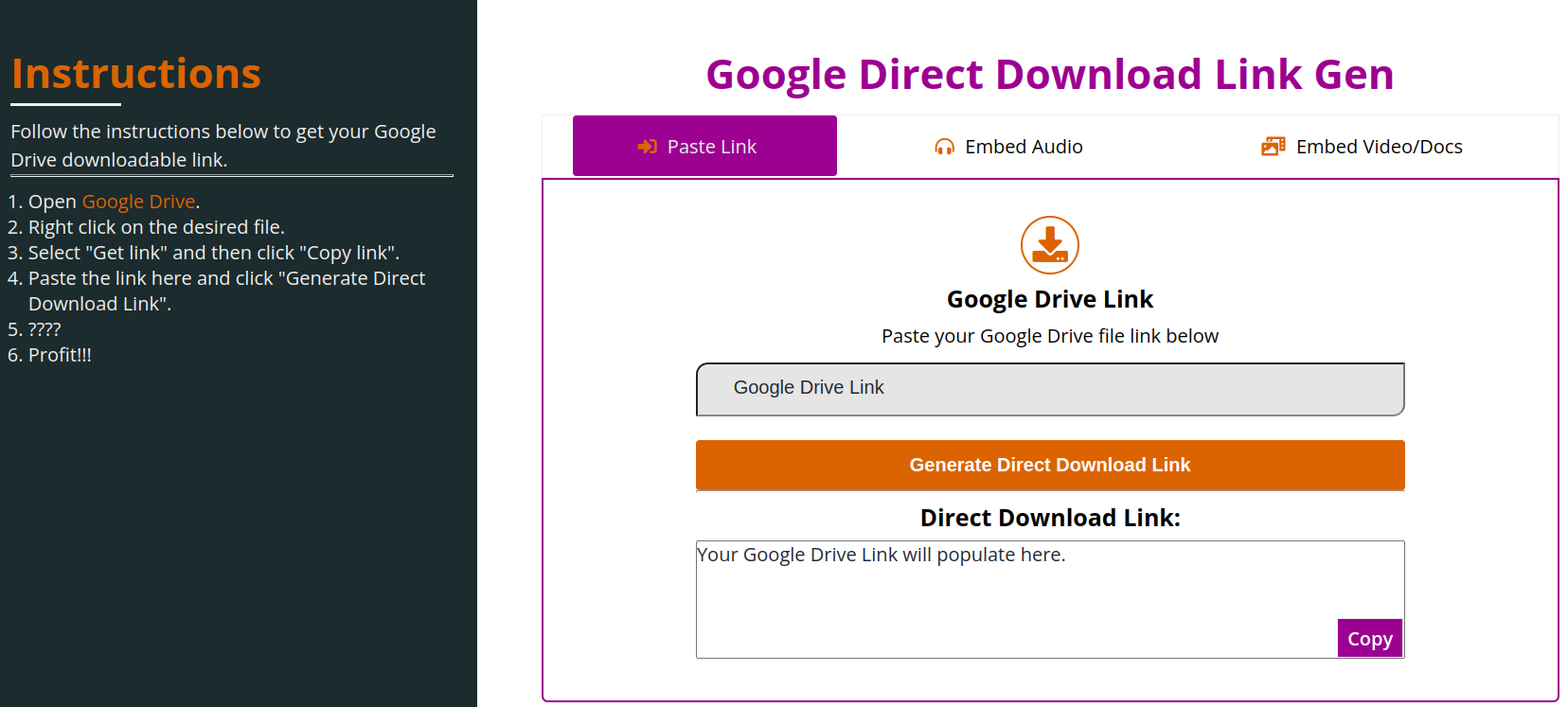 GitHub - alysarnau/gdrive-download-gen