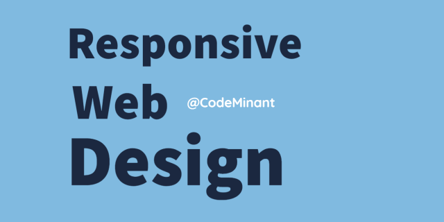 GitHub - Codeminant/Responsive-Web-Design