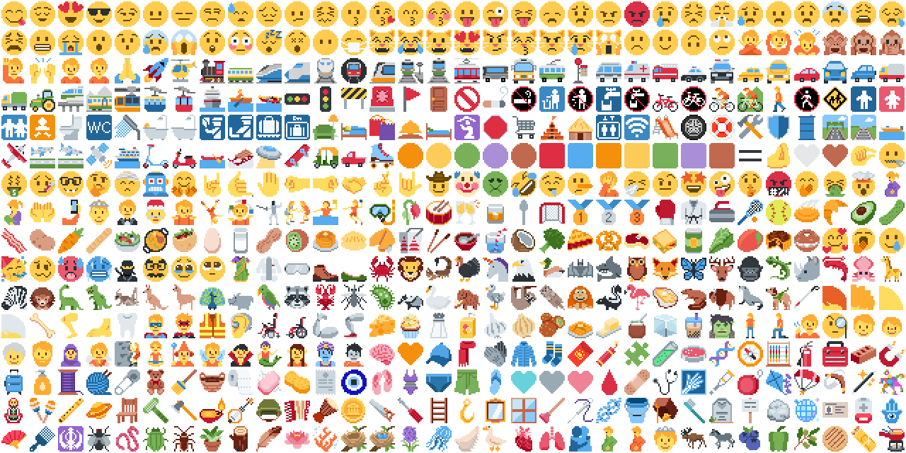 GitHub - AmberWat/PixelTwemojiMC-18: Pixel perfect Twemoji resource ...