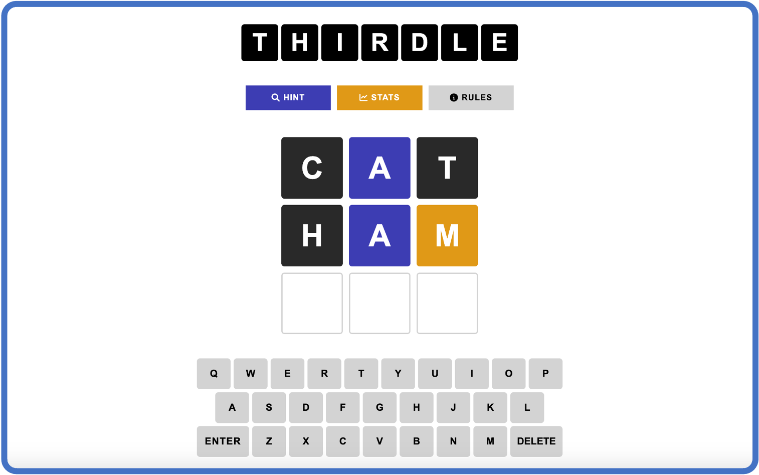 GitHub - CodingDawit/Thirdle: Games