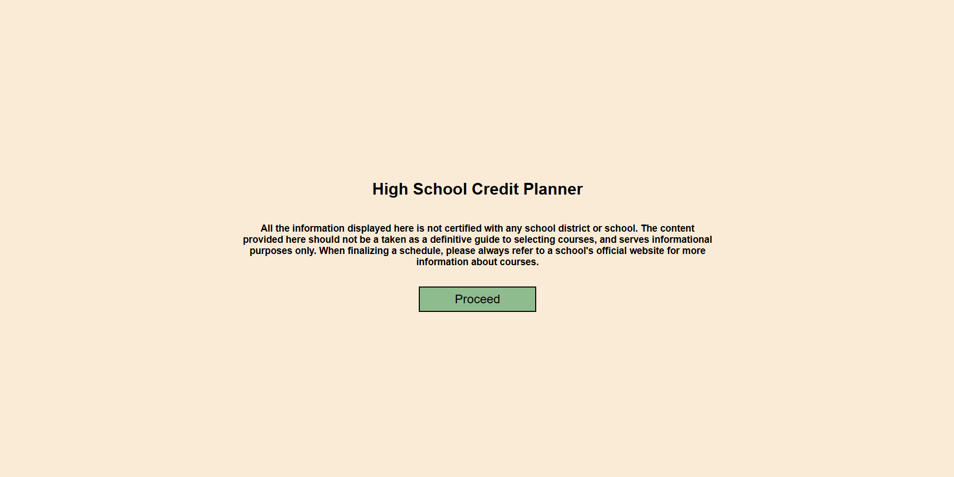 GitHub - rishoswal/HS-Credit-Planner