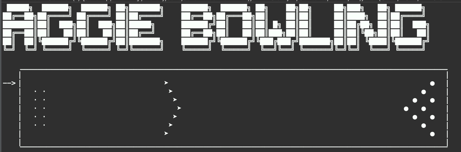 GitHub - maghedo243/aggie-bowling: This is a text-based bowling game.