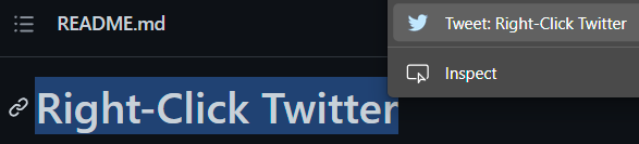 GitHub - rdavydov/RightClickTwitter: Chrome/Firefox/Opera Extension that allows to select/mark a ...