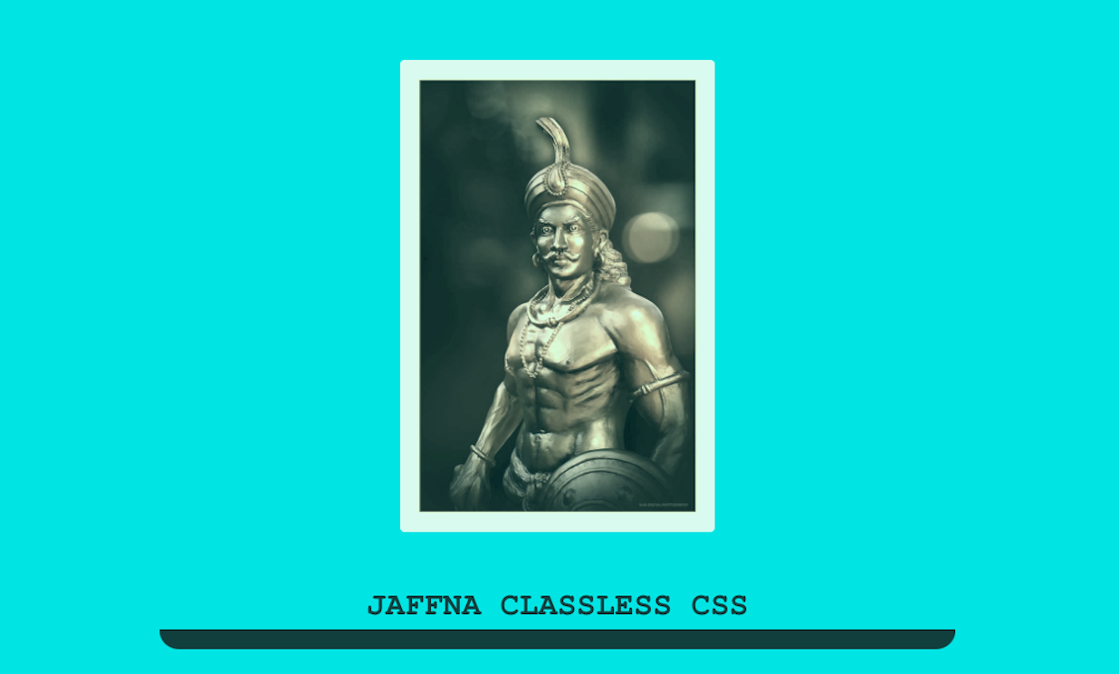 GitHub - kirixvelu/jaffna-css: Jaffna Classless CSS