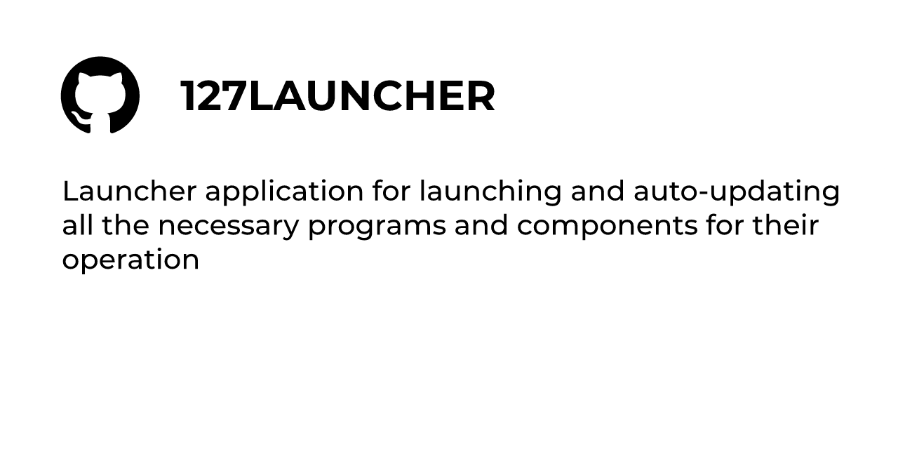 Github Zeralldmc 127launcher Launcher For Running Games 127games Js Python Html And Css