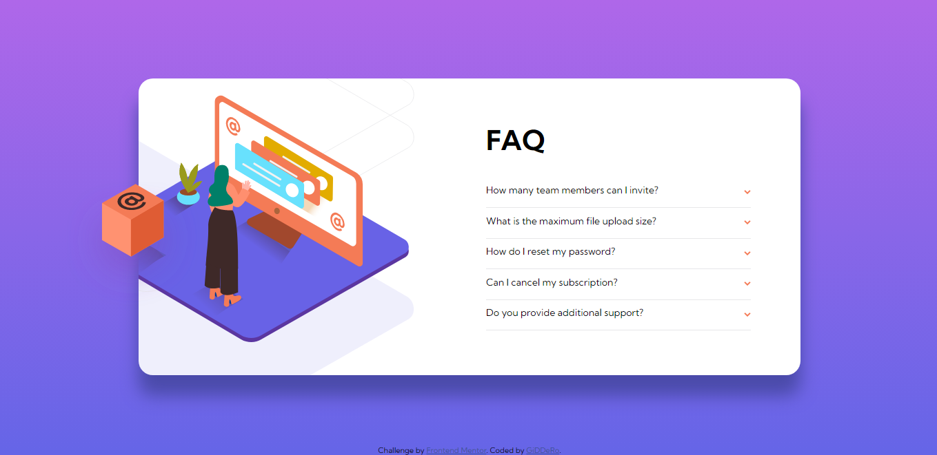 GitHub - GiDDeRo/FAQ-Card: FAQ Accordion Card