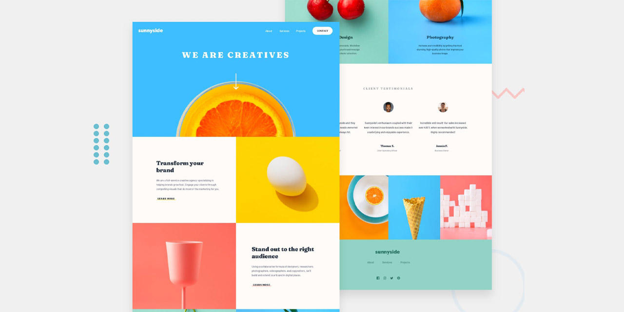 GitHub - Cheosphere/sunnyside-agency-landing-page-main