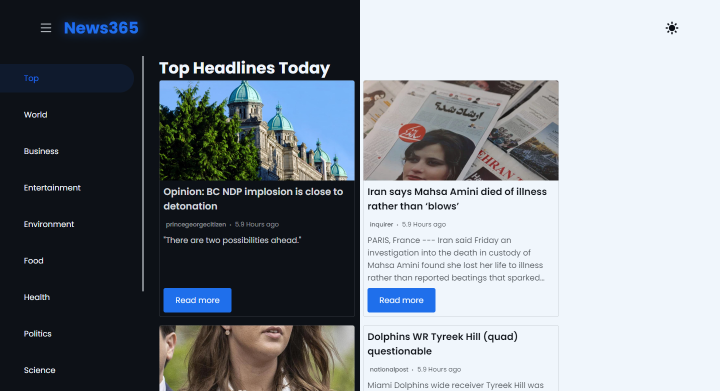 GitHub - devsubid/News365: News365 provides news daily