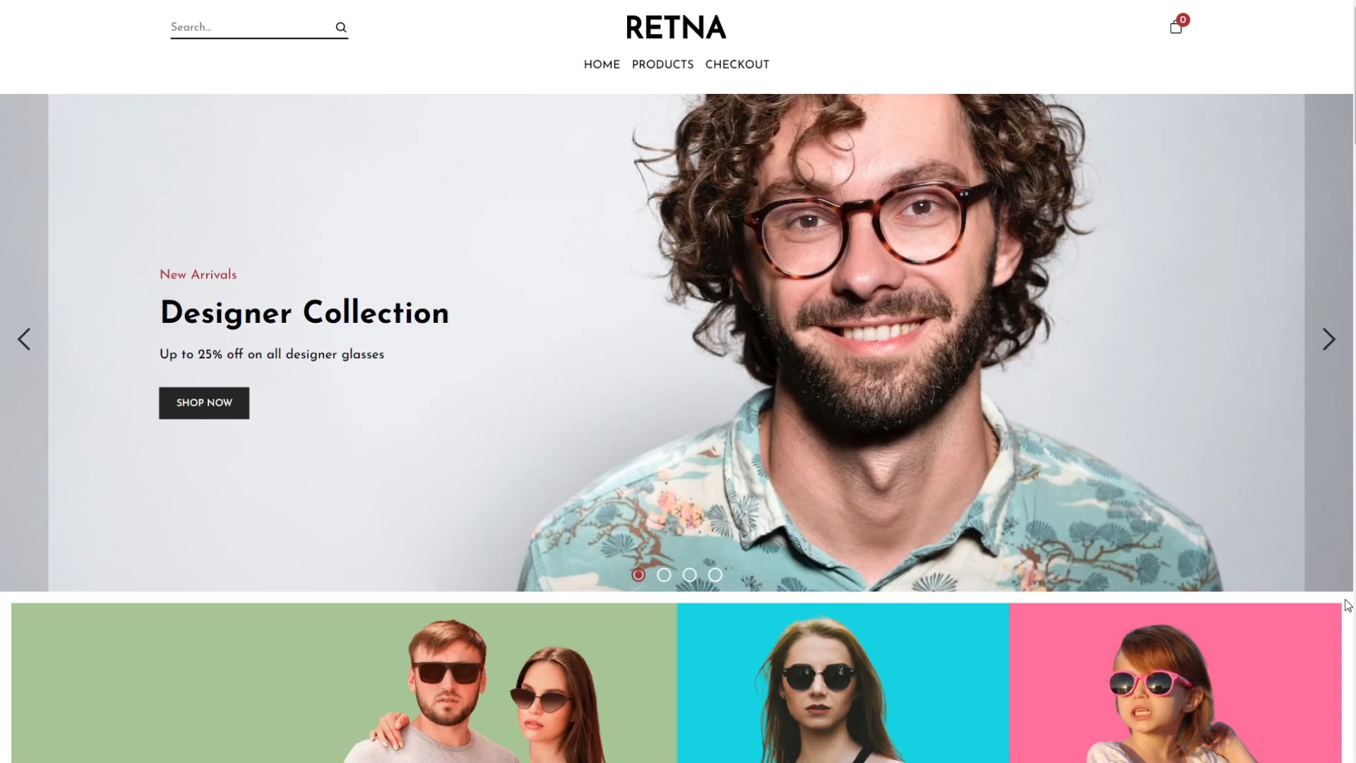 GitHub - Michael-c7/glasses-store: A glasses store. Built with react and styled components. The ...