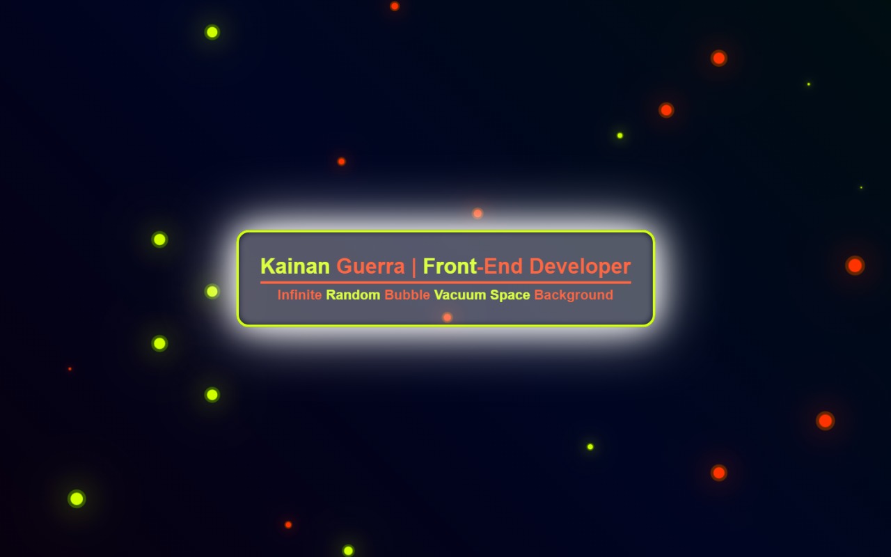 GitHub - KainanGuerra/Infinite-Space-Background: Simple Background only ...