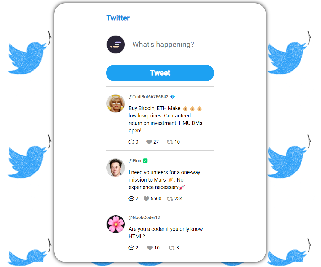 GitHub - elenakovacheska1/twitter-clone-project