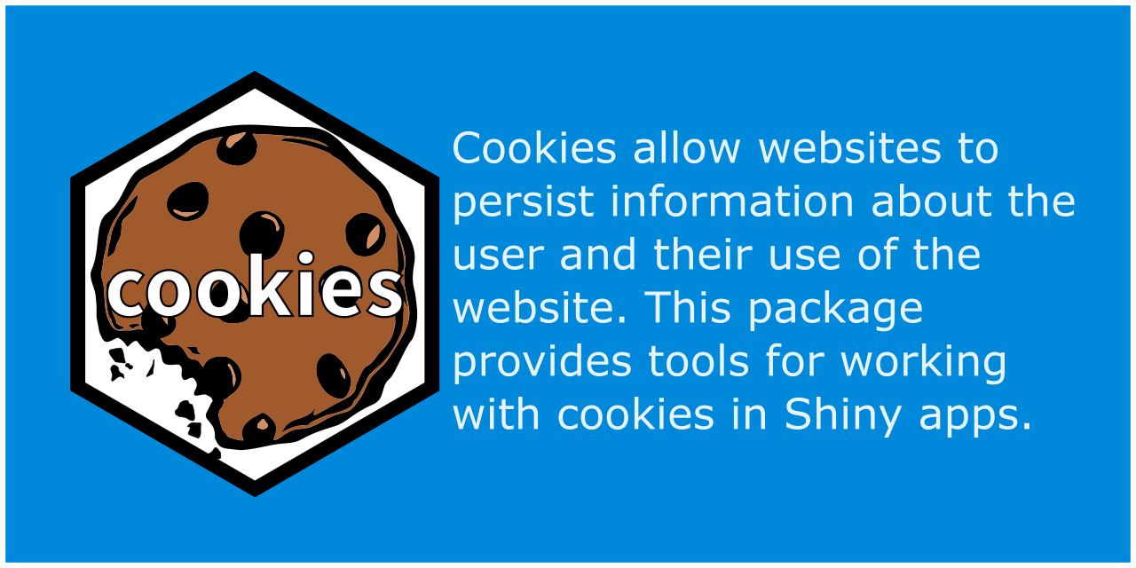 GitHub - shinyworks/cookies: Use Browser Cookies with 'shiny'