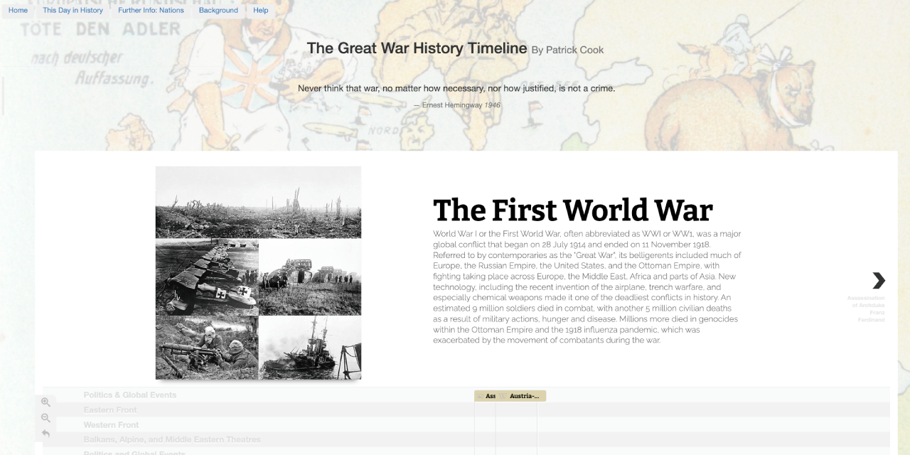 GitHub - PatCook123/GreatWarHistoryApp