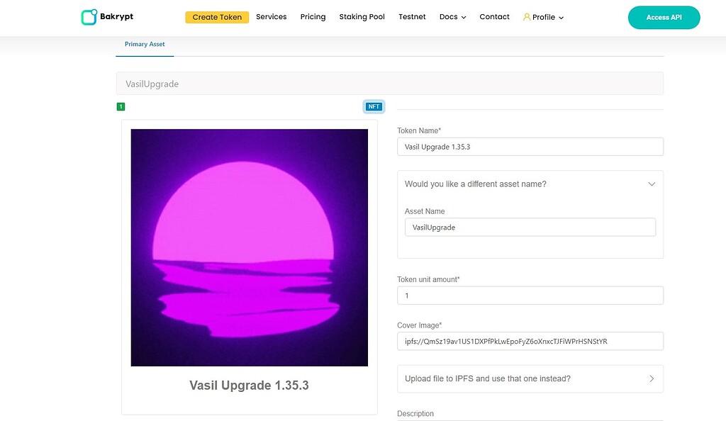 GitHub - Wolfy18/bakrypt-launchpad: Cardano Asset Maker