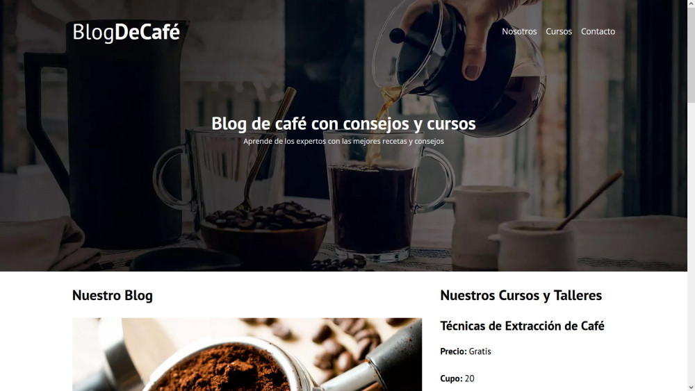 Github Elsantanaxblogdecafe Html5 Css3 Grid Flex 