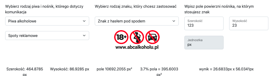 GitHub - kernel-sqz/label-sign-calculator: Calculate sign dimensions ...
