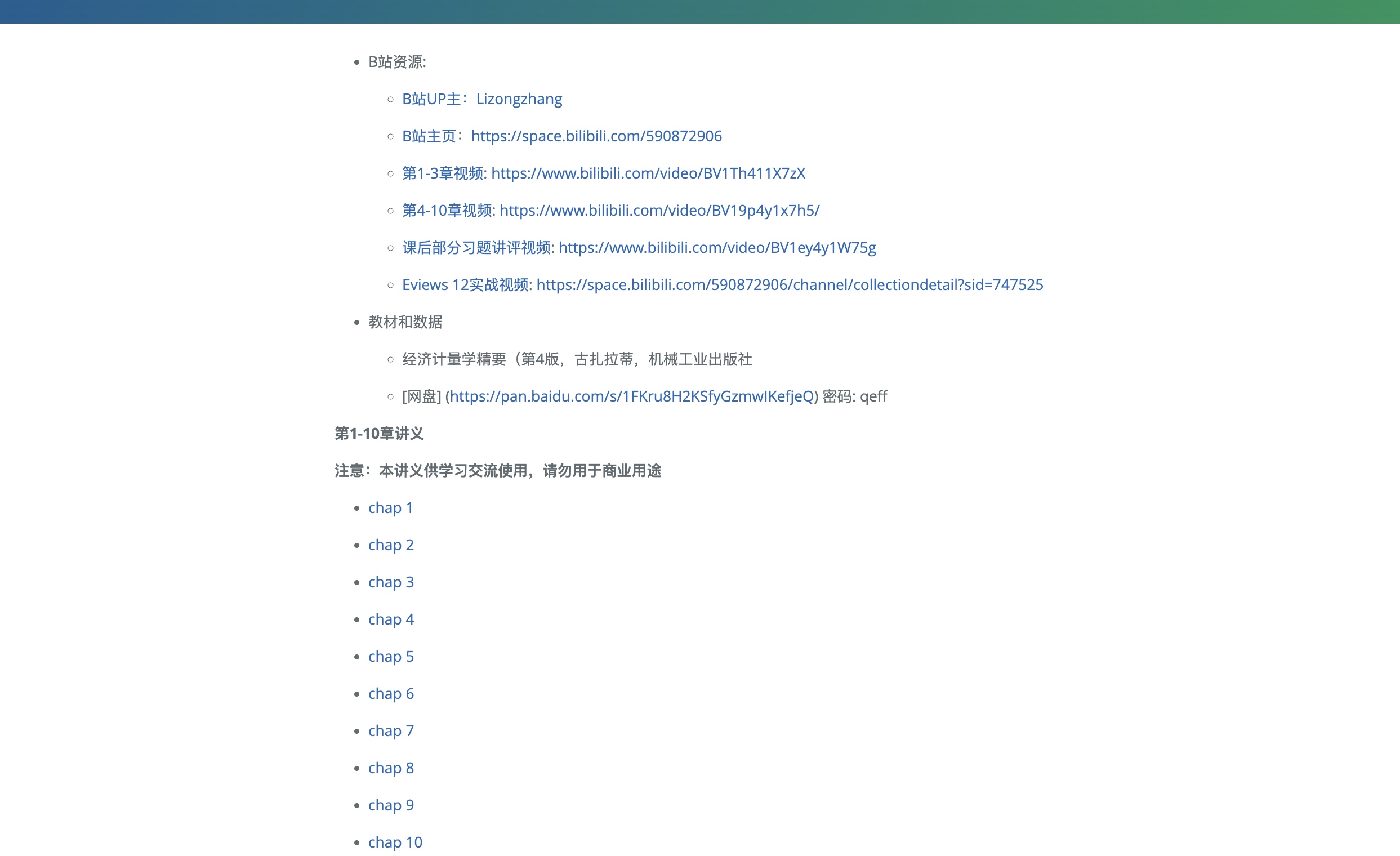 GitHub - lizongzhang/econometrics