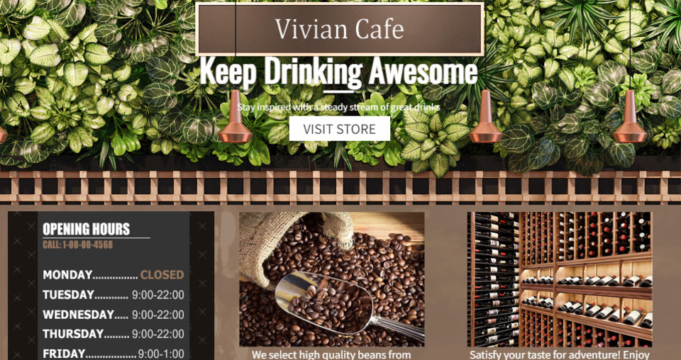 GitHub - Bryan-Lor/Vivian-Cafe: Front-end concept business website.