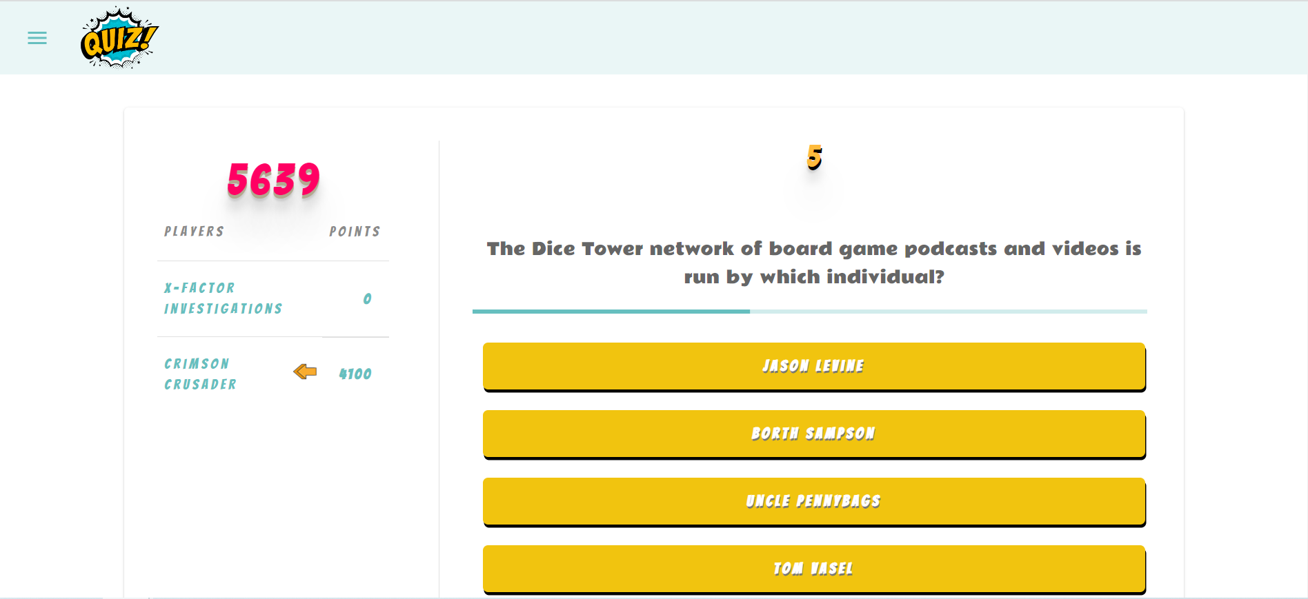 GitHub - tomerbourstein/quiz-game
