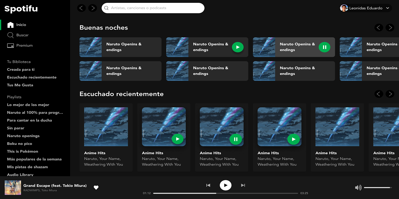 GitHub - diegudeveloper/Spotify-clone: Proyecto sobre el clon del Spotify