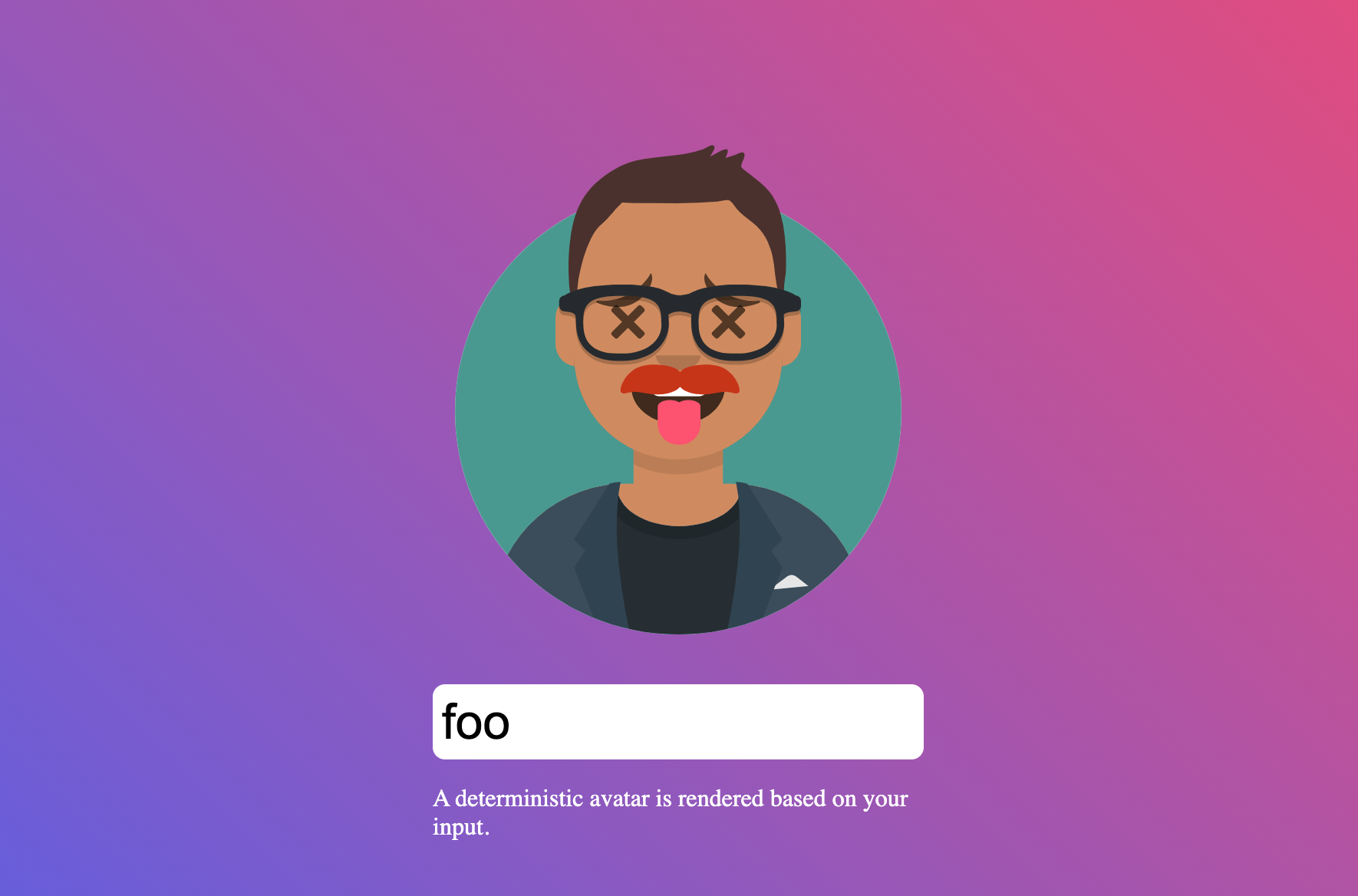 GitHub - mablay/deterministic-avatar: Deterministic avatar generation ...