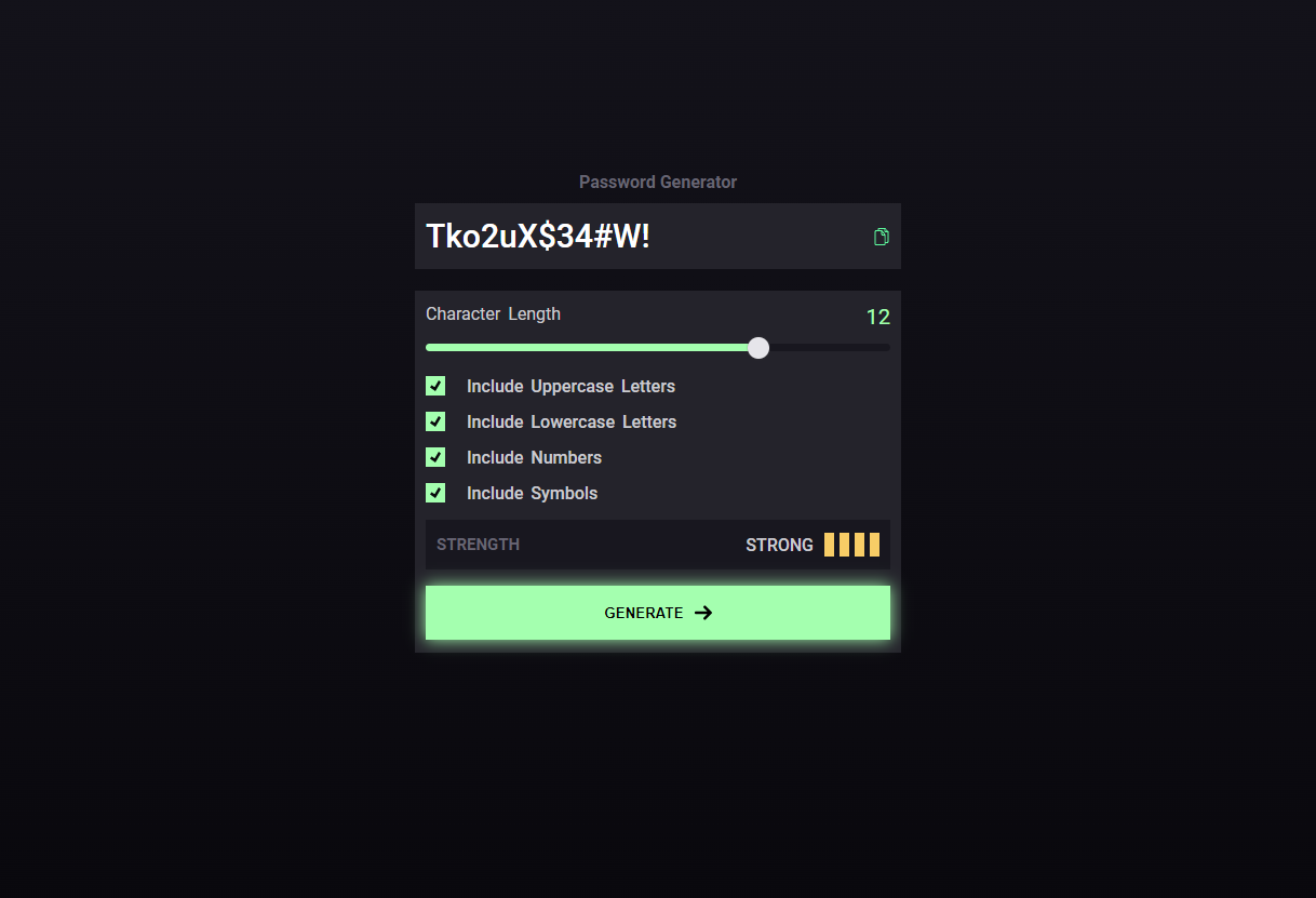 GitHub - fnsigor/Password_Generator_App: Advinha sรณ: outro desafio do ... GitHub - fnsigor/Password_Generator_App: Advinha sรณ: outro desafio do ...