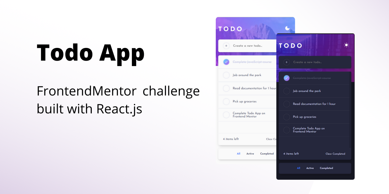 Github Rojaence Todo App Todo App Frontend Mentor Challenge Built