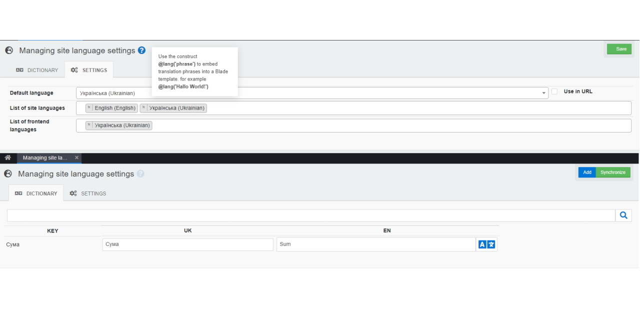 GitHub - Seiger/sLang: Seiger Lang multi language Management Module for ... GitHub - Seiger/sLang: Seiger Lang multi language Management Module for ...